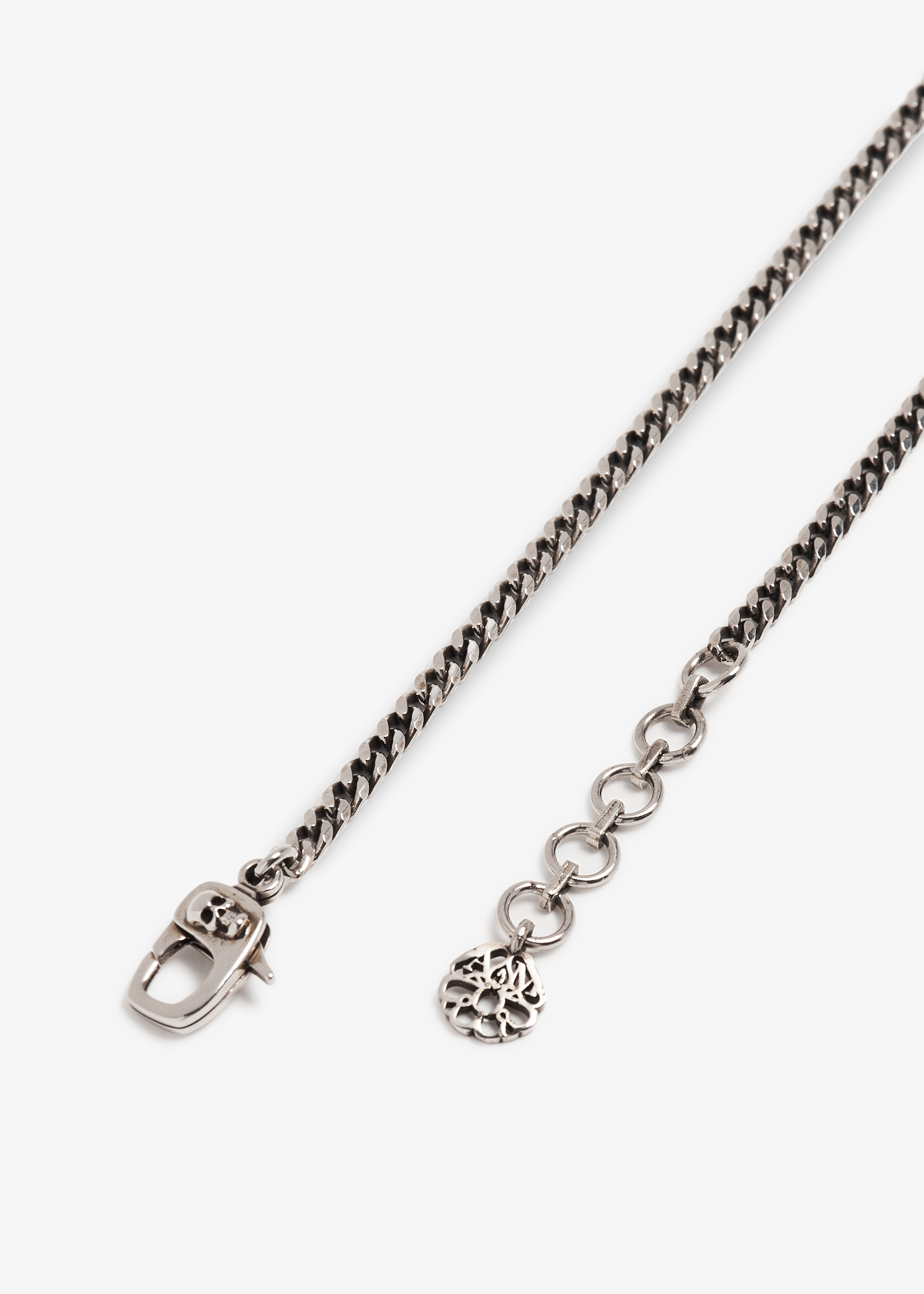McQueen The Jewelled Skull necklace for Men - Silver in UAE McQueen The Jewelled Skull necklace for Men - Silver in UAE