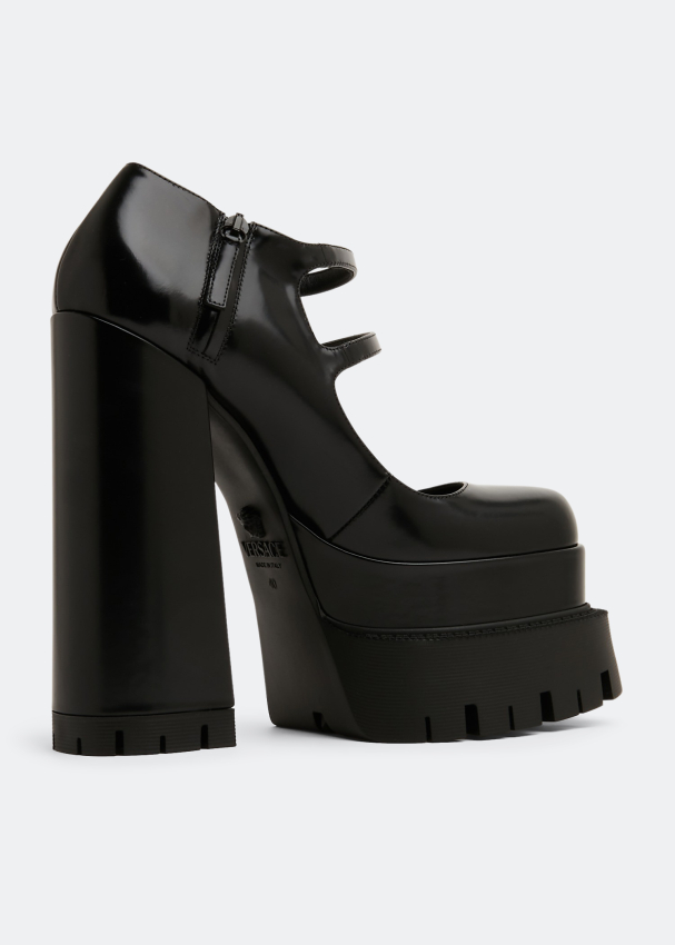 Versace La Medusa platform pumps for Women - Black in UAE | Level Shoes