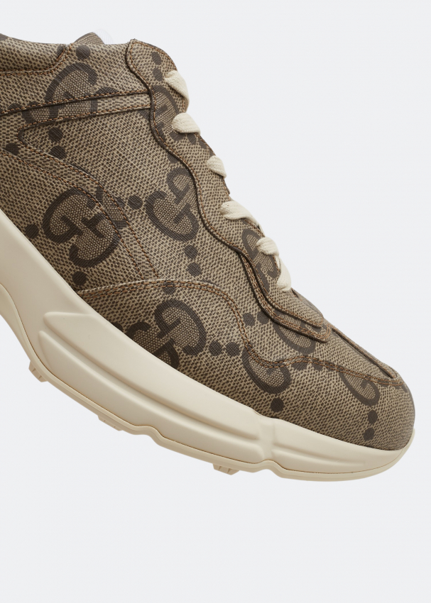 Gucci Rhyton sneakers for Men - Beige in UAE | Level Shoes