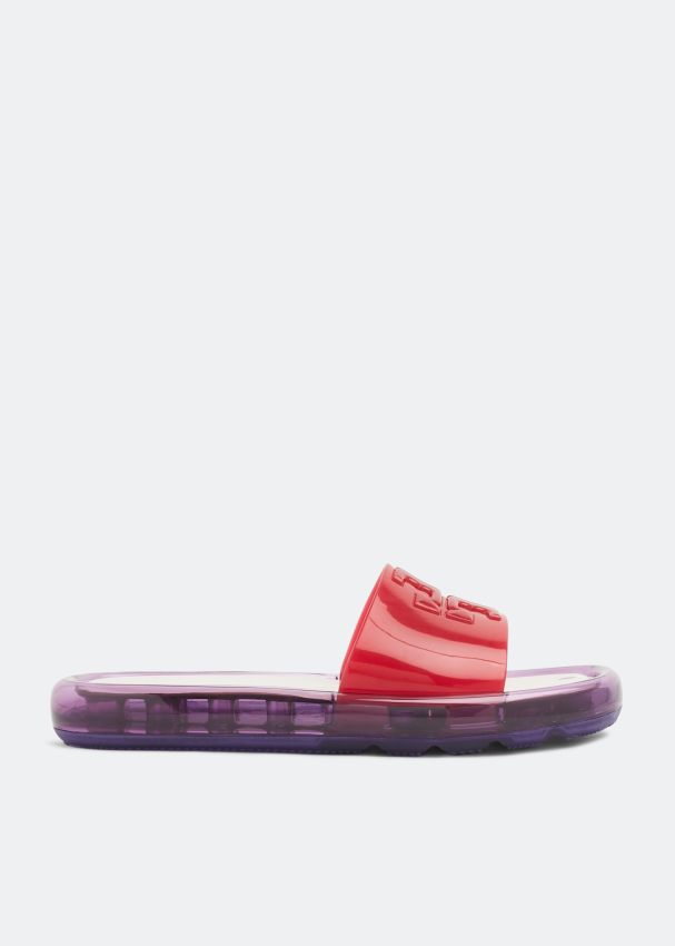 Tory Burch Bubble Jelly slides for Women - Red in UAE | Level Shoes