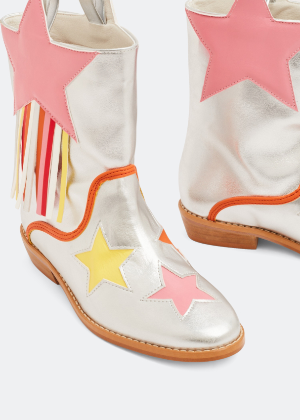 Stella McCartney Cosmic Star cowboy boots for Girl - Silver in UAE ...