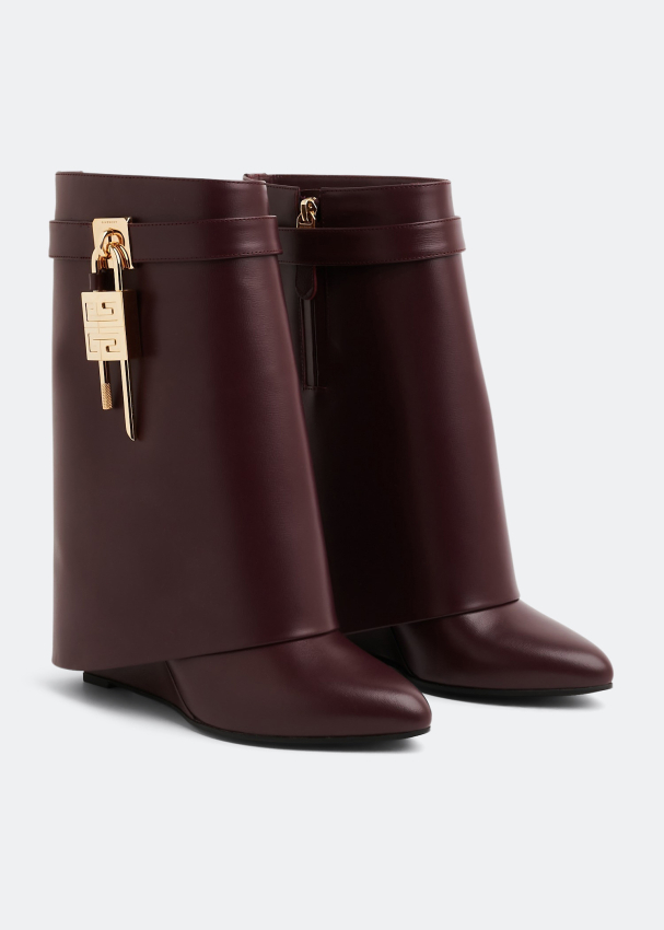 Givenchy Shark Lock ankle boots for Women - Brown in UAE | Level Shoes