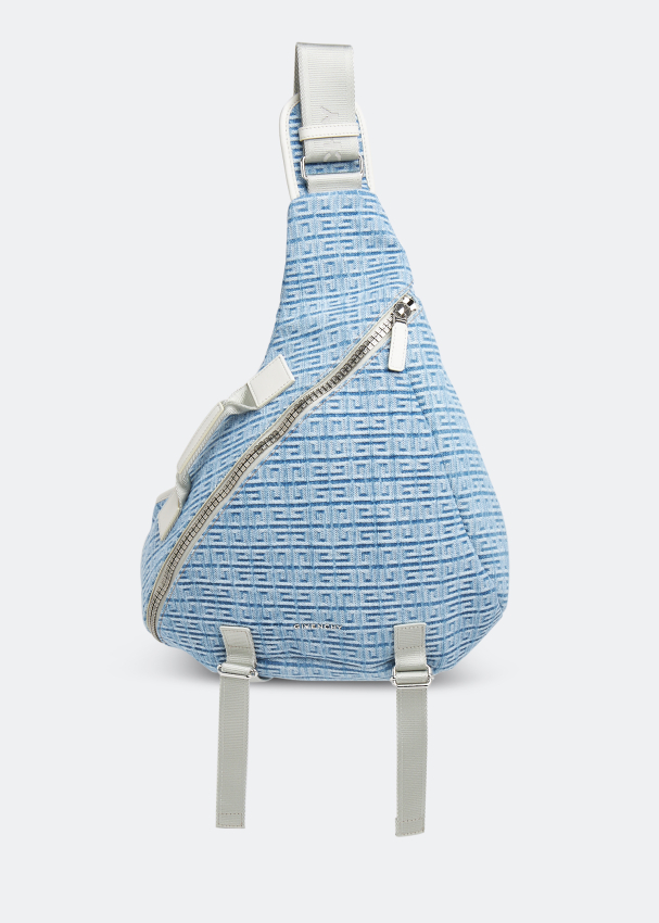 Givenchy Medium G-Zip Triangle bag for Men - Blue in UAE | Level Shoes