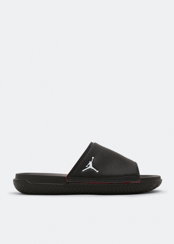 Nike Jordan Play slides for Men - Black in UAE | Level Shoes