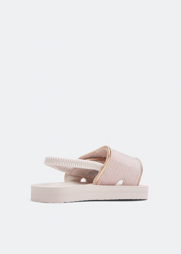 Michael Kors Eli Rylee slides for Baby - Pink in UAE | Level Shoes