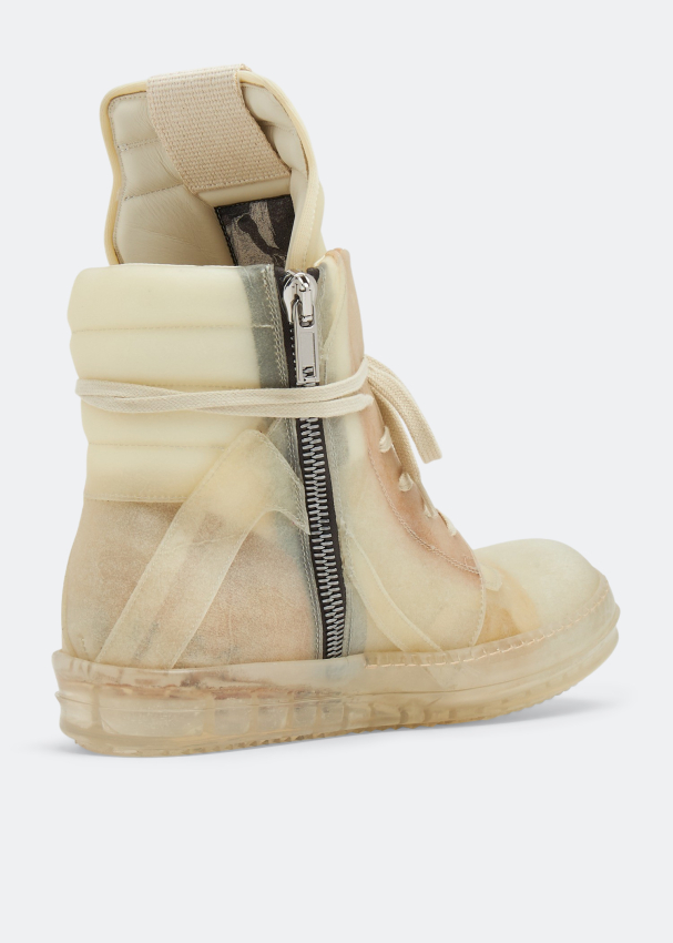 Rick Owens Geobaskets high-top sneakers for Men - Beige in UAE | Level ...