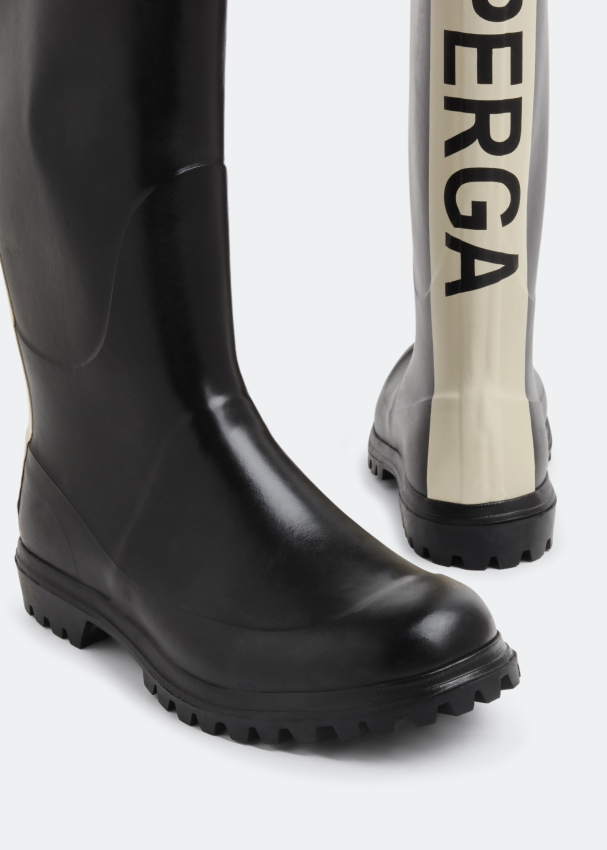 Superga 799 Logo rubber boots for Women - Black in UAE | Level Shoes