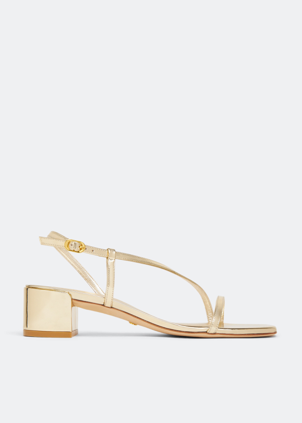 Stuart Weitzman Soiree 35 sandals for Women - Gold in UAE | Level Shoes
