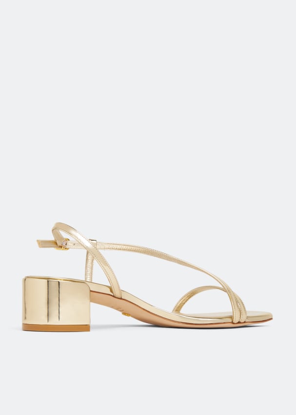 Stuart Weitzman Soiree 35 sandals for Women - Gold in UAE | Level Shoes