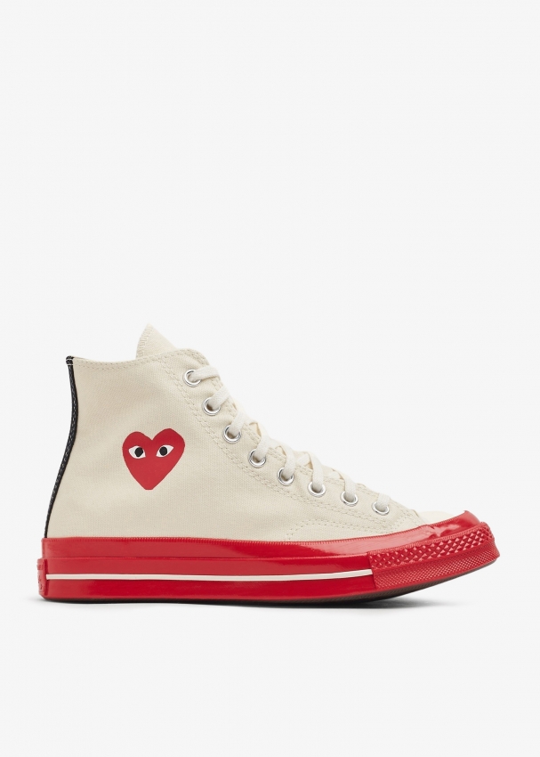 Comme des Garçons PLAY X Converse sneakers for Women - White in UAE ...