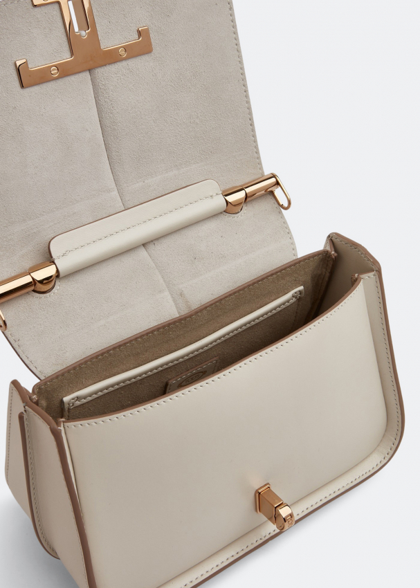 Tod's Mini Timeless leather handbag for Women - White in UAE | Level Shoes