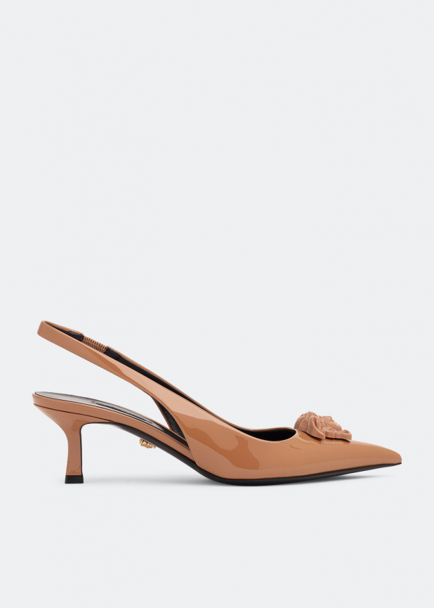 Versace La Medusa slingback pumps for Women - Pink in UAE | Level Shoes