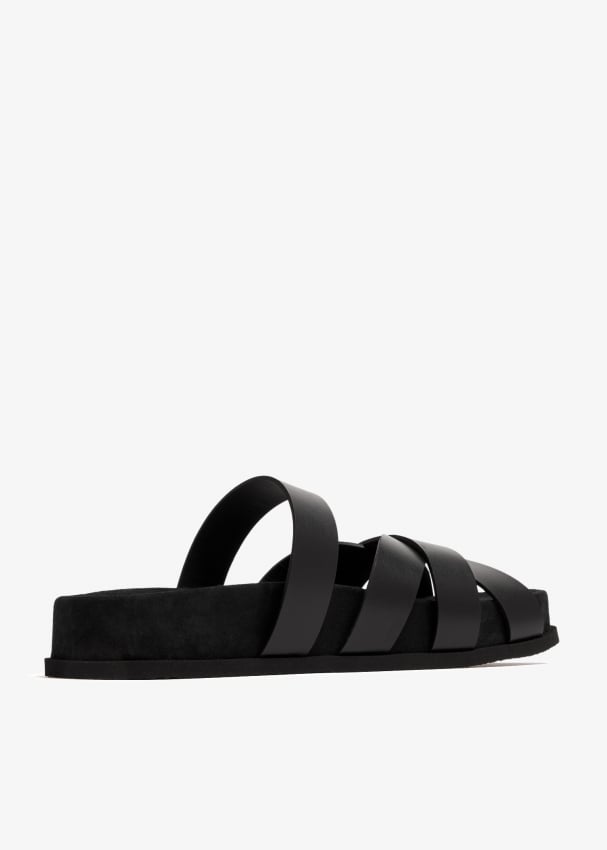 Neous Ibor flat sandals for Women - Black in UAE | Level Shoes