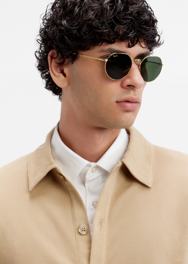 Ray-Ban Jack sunglasses for Men - Green in UAE | Level Shoes
