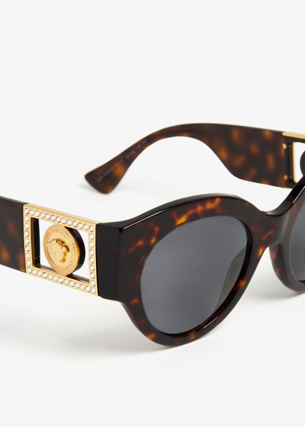 Versace La Medusa sunglasses for Women - Brown in UAE | Level Shoes