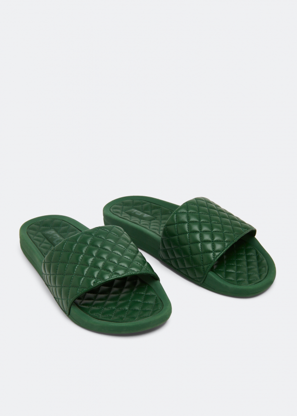 Athletic Propulsion Labs Lusso slides for Men - Green in UAE | Level Shoes
