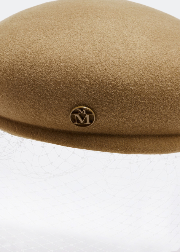 Maison Michel New Bonnie beret for Women - Brown in KSA | Level Shoes