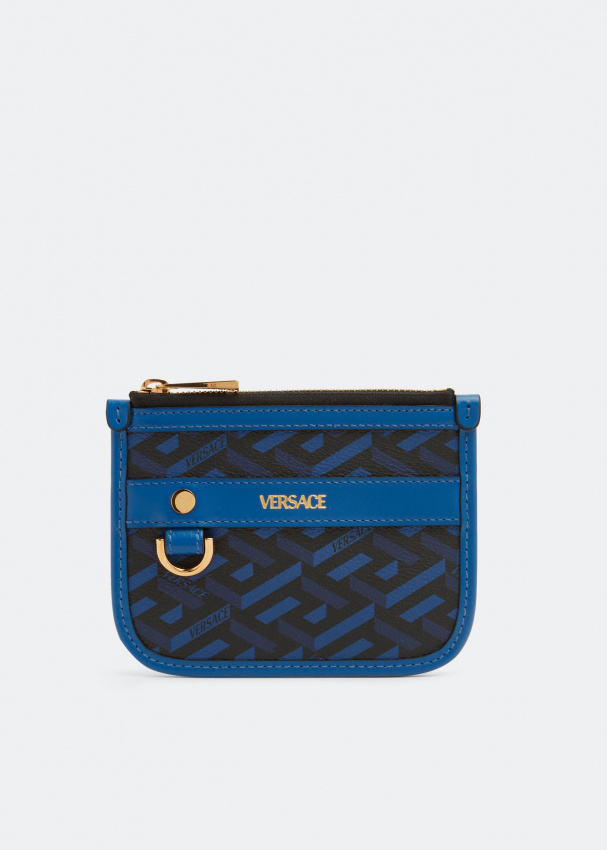 Versace La Greca Signature modular pouch for Men - Black in UAE | Level ...