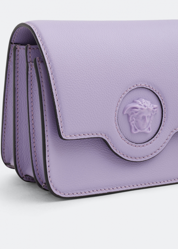 Versace La Medusa evening bag for Women - Purple in Qatar | Level Shoes