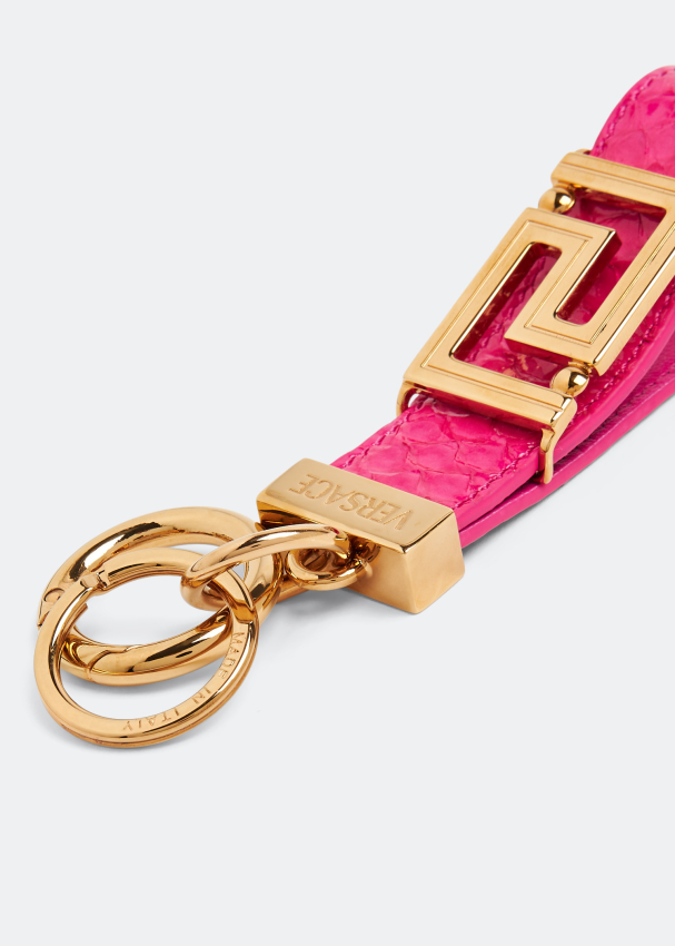 Versace Greca Goddess keychain for Women - Pink in UAE | Level Shoes