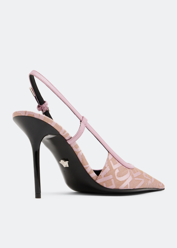 Versace Versace Allover slingback pumps for Women - Pink in UAE | Level ...
