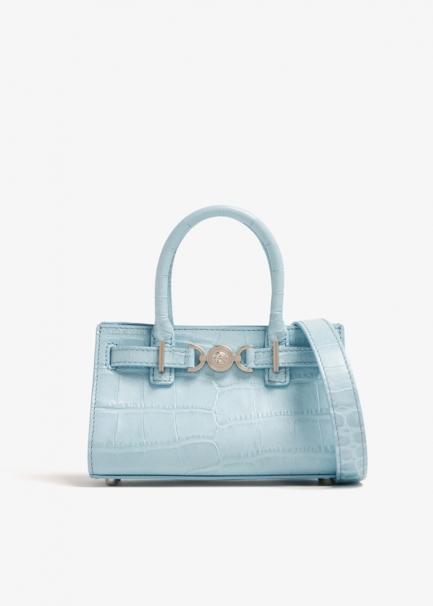 Versace Mini Medusa '95 tote bag for Women - Blue in UAE | Level Shoes