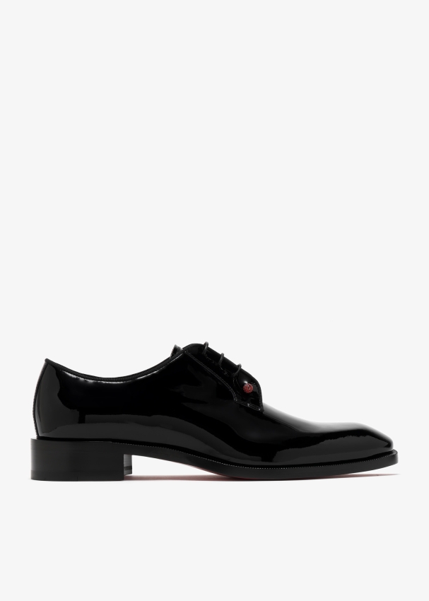 Christian Louboutin Chambeliss Night Strass derby shoes for Men - Black ...