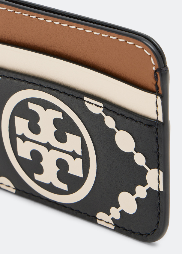Tory Burch T Monogram card case for Women - Black in UAE | Level Shoes