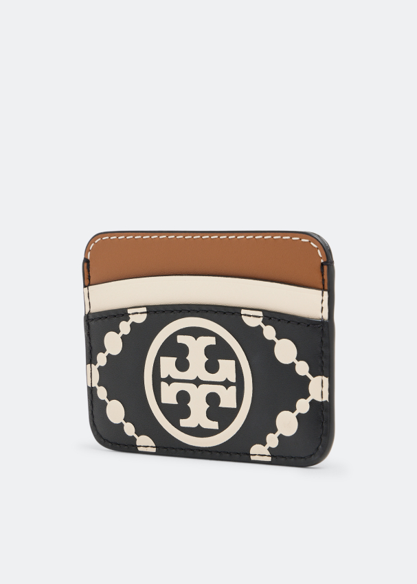 Tory Burch T Monogram card case for Women - Black in UAE | Level Shoes