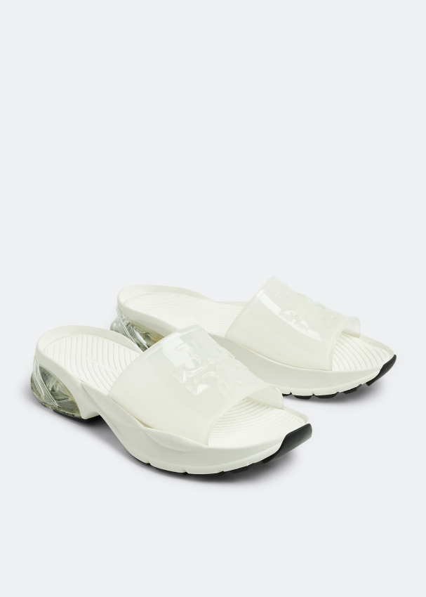 Tory Burch Good Luck slides for Women - White in UAE | Level Shoes