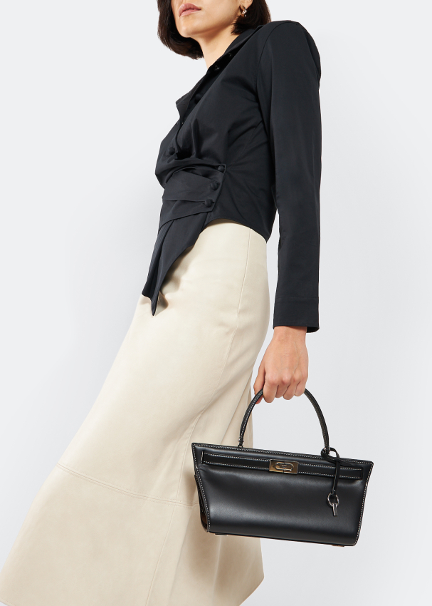 Tory Burch Lee Radziwill Cat Eye bag for Women - Black in UAE | Level Shoes