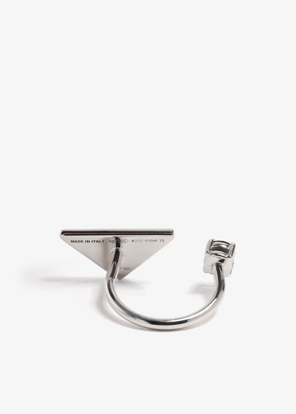 Prada Prada Symbole ring for Women - Black in UAE | Level Shoes