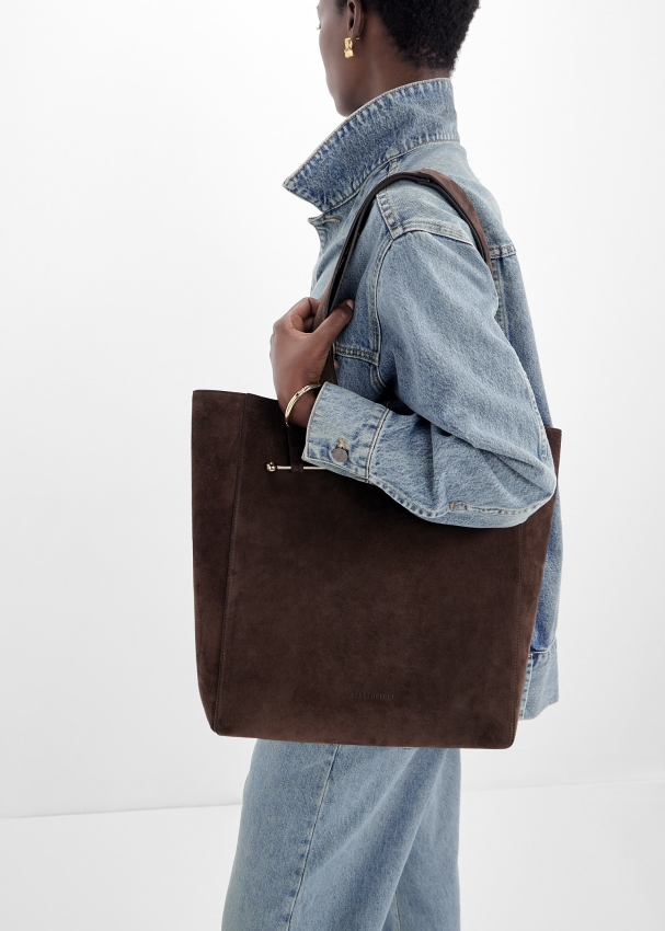 Strathberry Melody tote bag for Women - Brown in UAE | Level Shoes