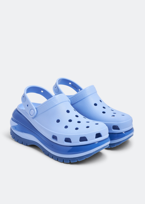 Crocs Classic Mega Crush clogs for Women - Blue in UAE | Level Shoes