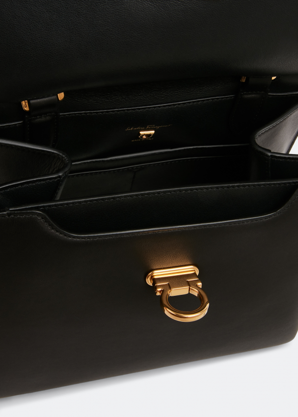 Ferragamo Trifolio top handle bag for Women - Black in KSA | Level Shoes