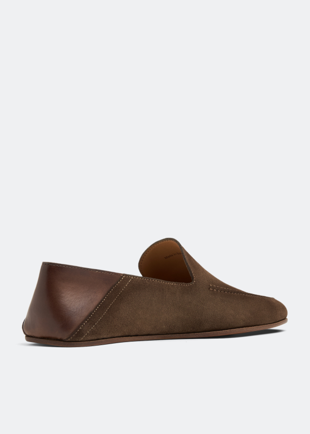 Magnanni Suede slippers for Men - Brown in UAE | Level Shoes