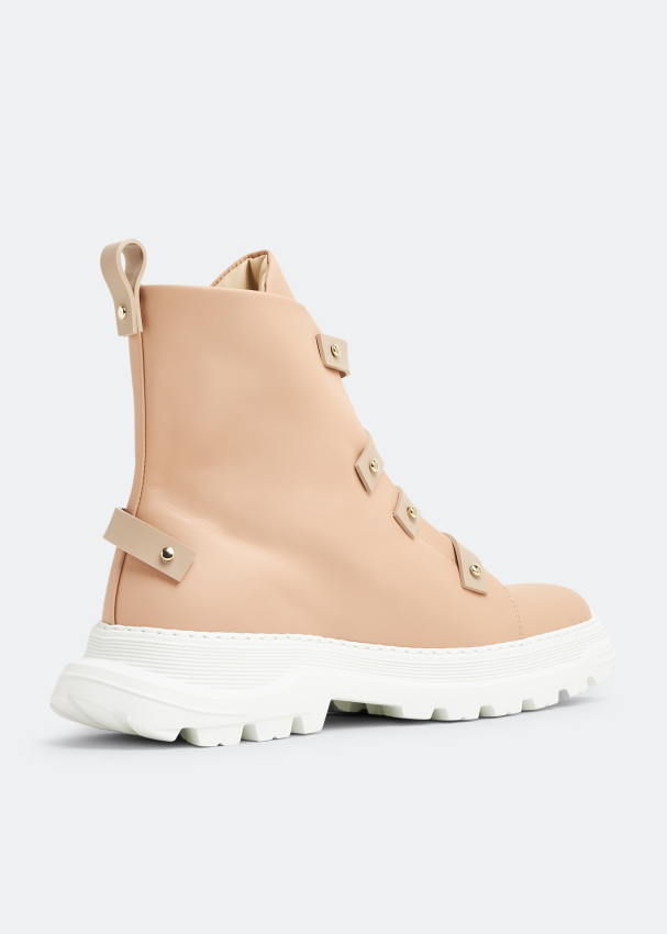 Daniel Essa Galaxy boots for Women - Beige in UAE | Level Shoes
