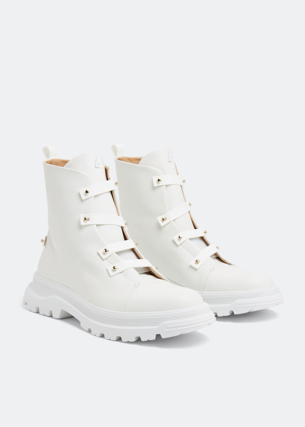 Daniel Essa Galaxy boots for Men - White in UAE | Level Shoes