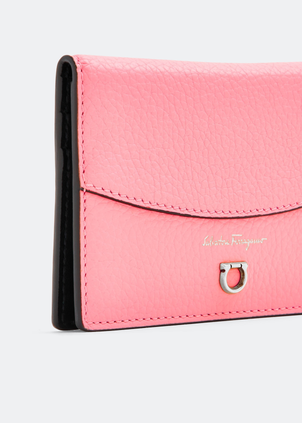 Ferragamo Travel card case for Women - Pink in UAE | Level Shoes
