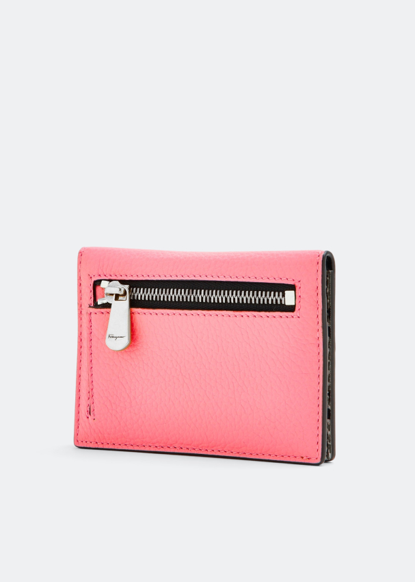 Ferragamo Travel card case for Women - Pink in UAE | Level Shoes