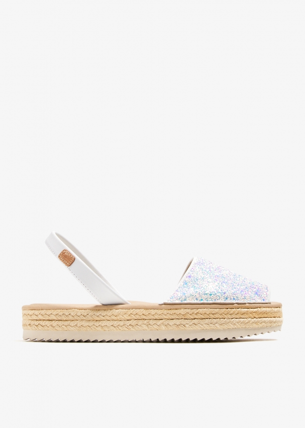 Castell Madona platform sandals for Women - White in KSA | Level Shoes