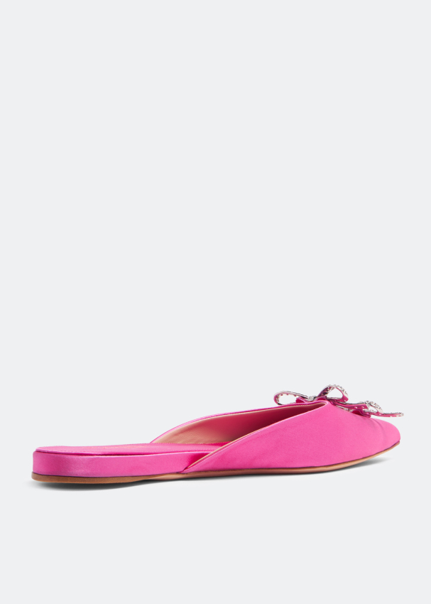 Giambattista Valli Diamond Ribbons satin mules for Women - Pink in UAE ...
