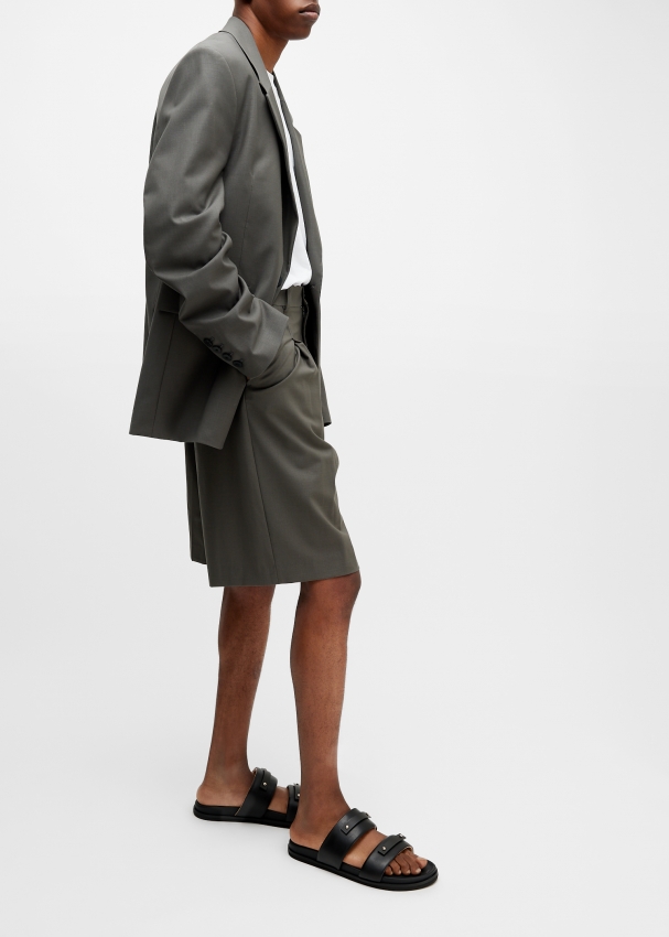 Daniel Essa Nous slide sandals for Men - Black in UAE | Level Shoes