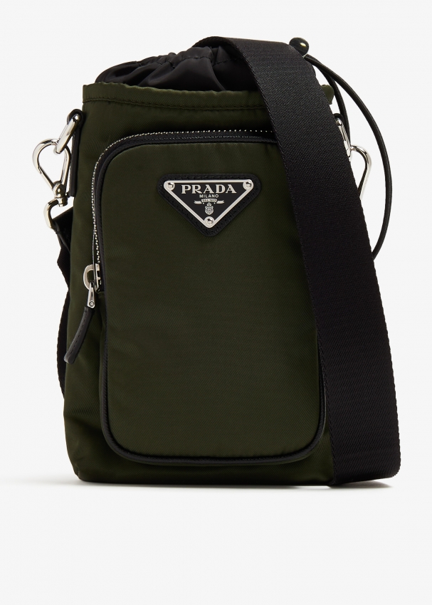 Prada Re-Nylon smartphone case for Men - Green in UAE | Level Shoes