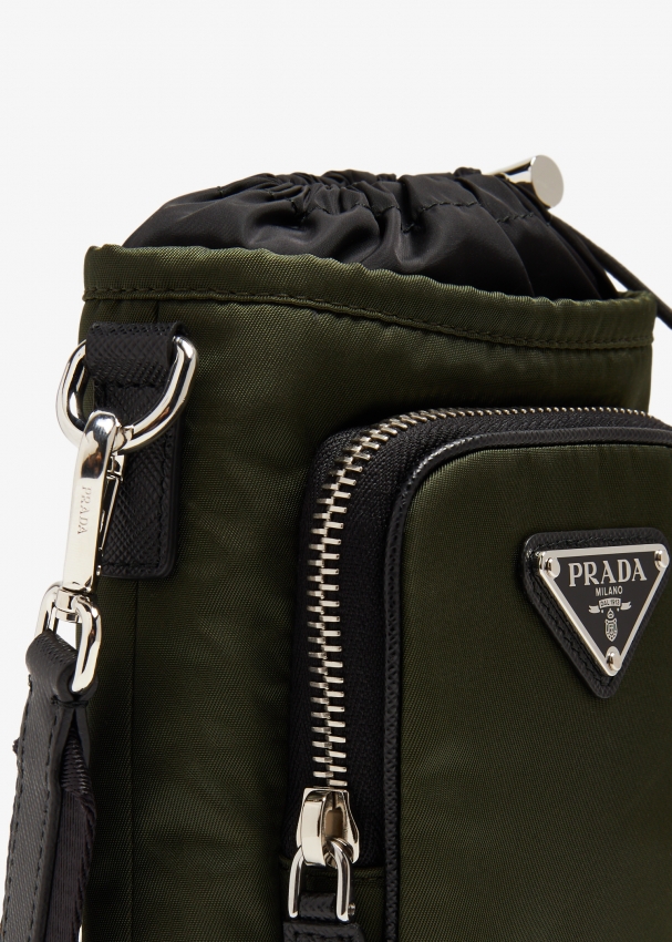 Prada Re-Nylon smartphone case for Men - Green in UAE | Level Shoes
