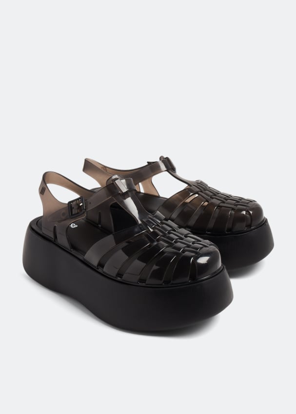 Melissa Possession Plato sandals for Women - Black in UAE | Level Shoes