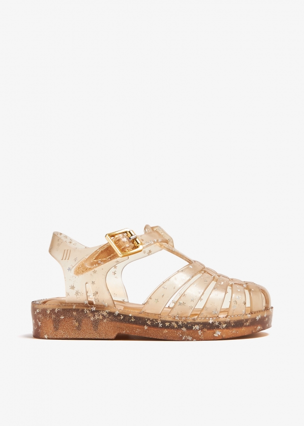 Melissa Possession Shiny Elements sandals for Girl - Gold in UAE ...