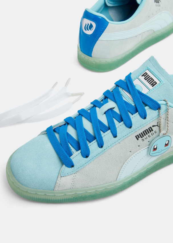 Puma x Pokemon Squirtle Classic suede sneakers for Boy - Blue in Qatar ...