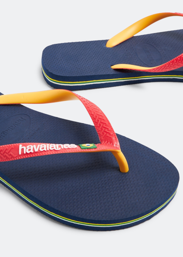 Havaianas Brazil mix flip flops for Men - Blue in UAE | Level Shoes
