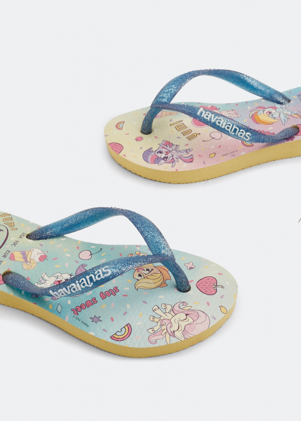 Havaianas Slim My Little Pony flip flops for Kids Unisex - Yellow in ...